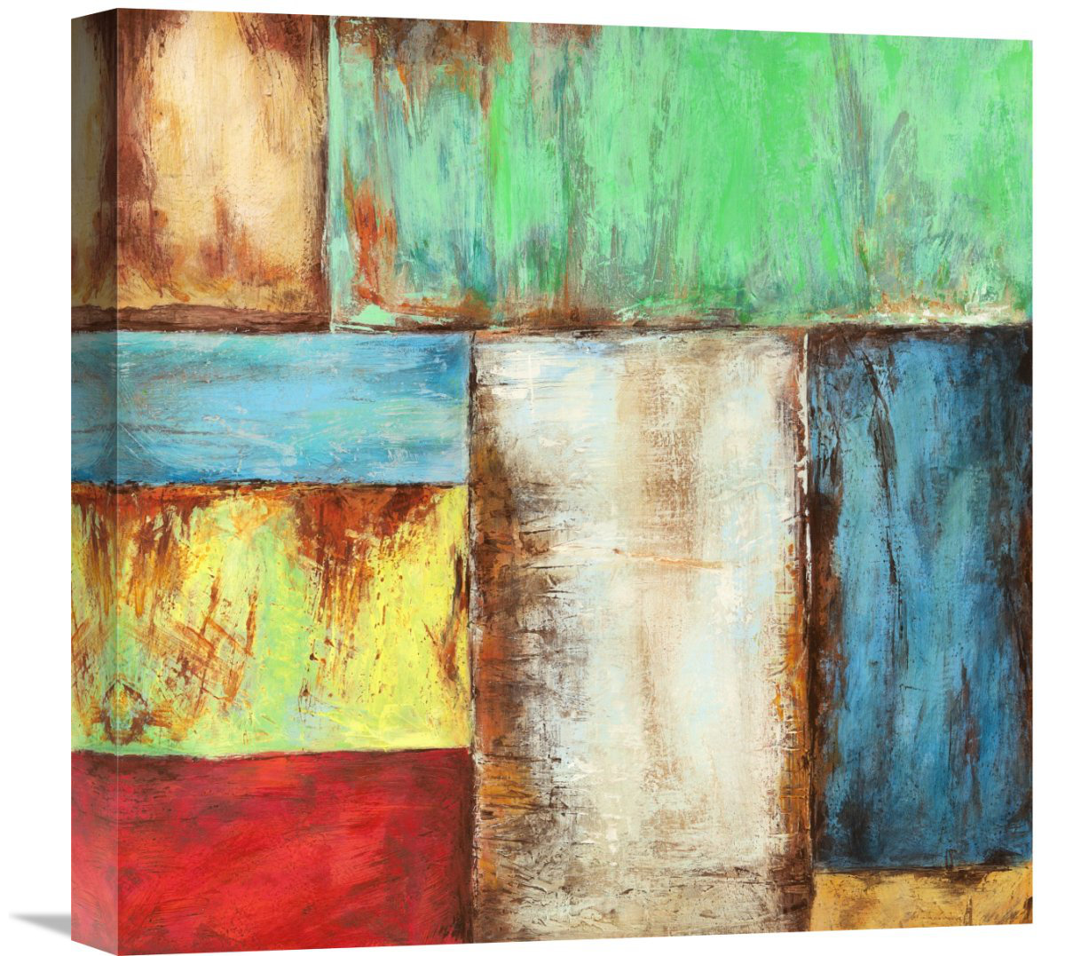 Global Gallery 'Desert Breeze' by Anne Munson Painting Print on Wrapped ...