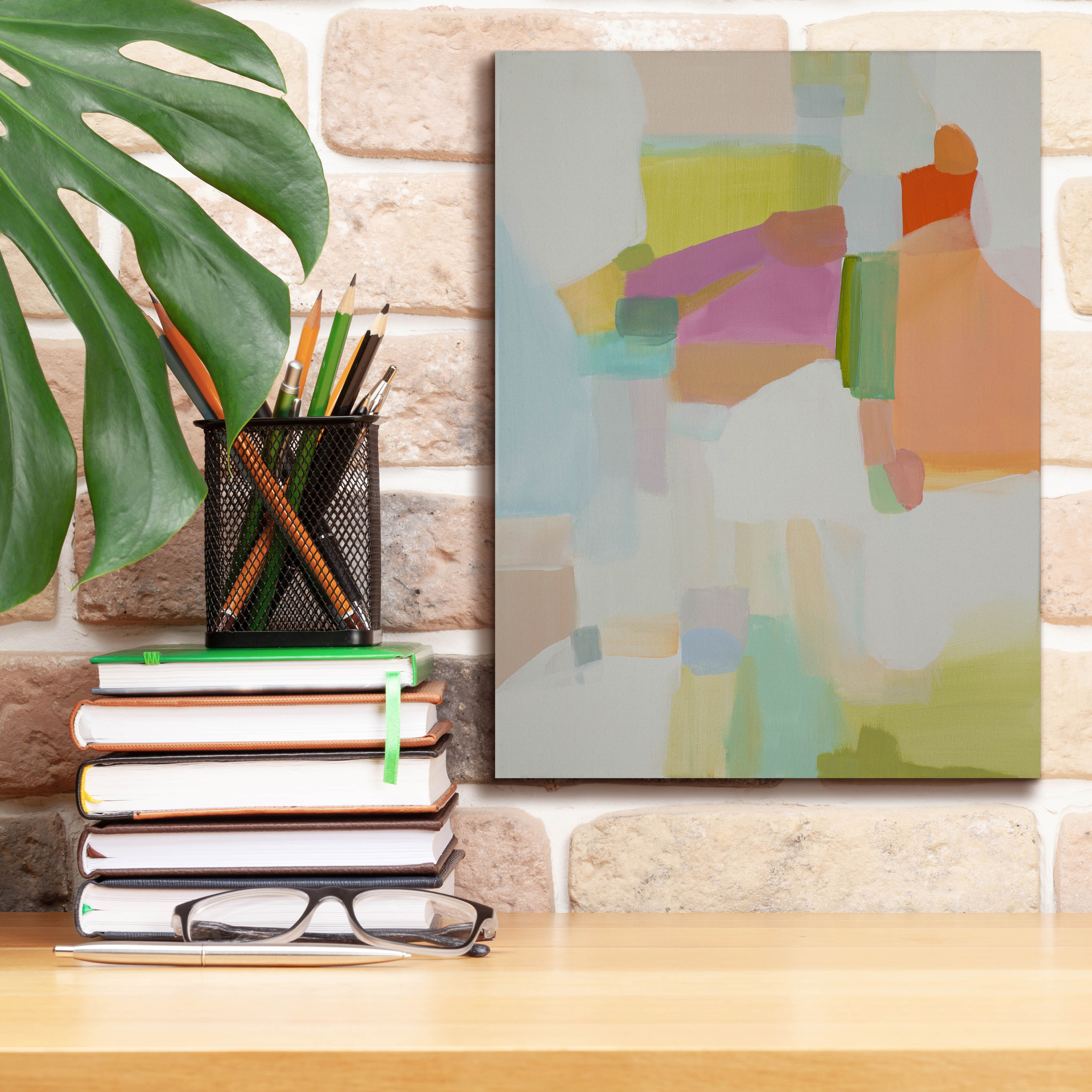 Wrought Studio™ " Pastel Abstract 2 " by Jenny Westenhofer | Wayfair