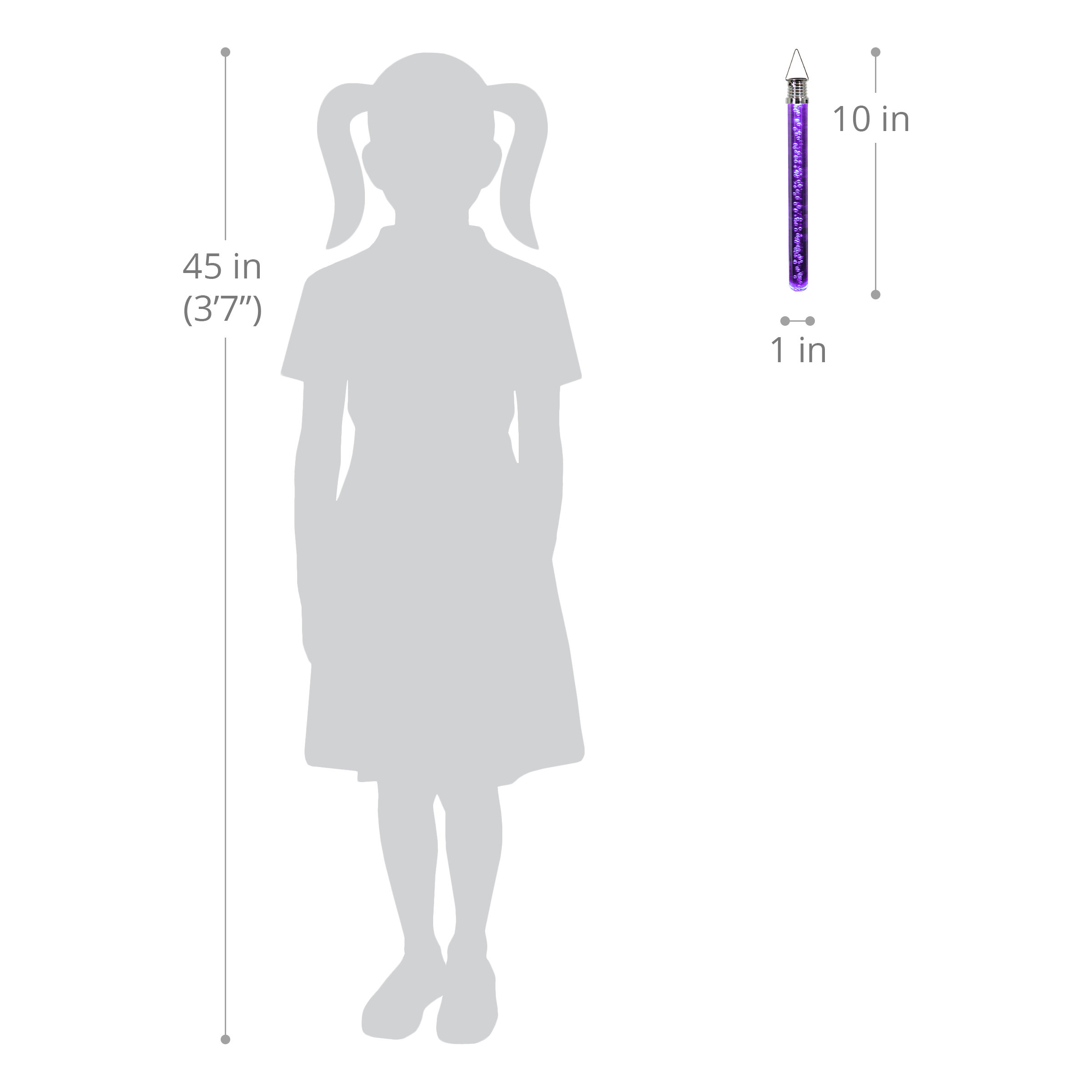 Exhart Solar Acrylic Bubble Stick LED Light, 10 Inch & Reviews | Wayfair