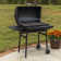 Charbroil American Gourmet 840 Barrel Charcoal Grill with Side Shelves ...