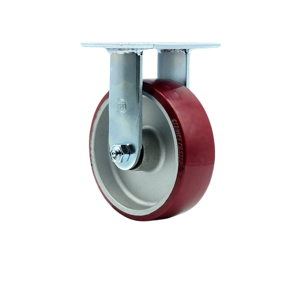Service Caster Steel Poly on Aluminum Caster | Wayfair