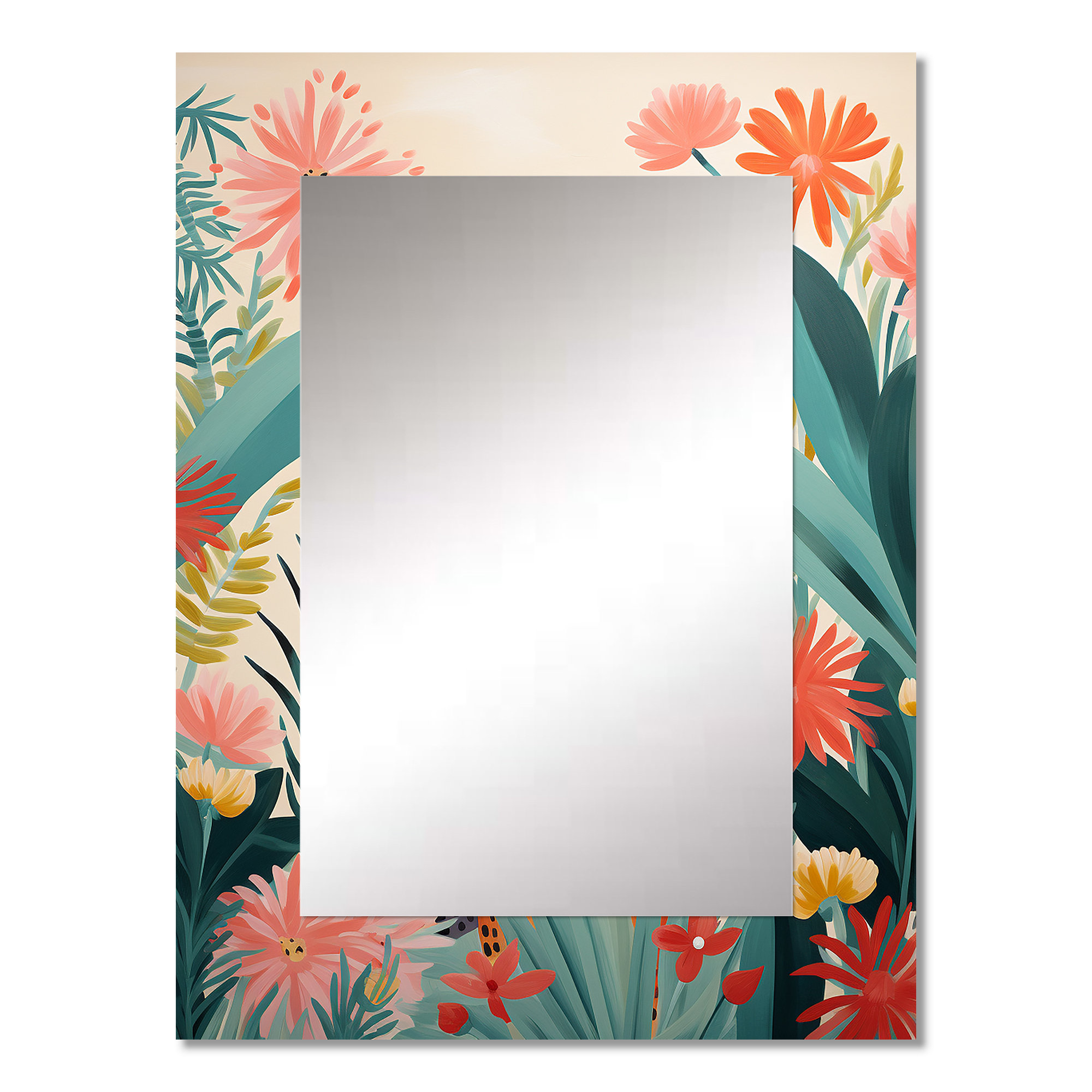 Dakota Fields Green and pink Leopard tropical elegance IV - Leopard ...