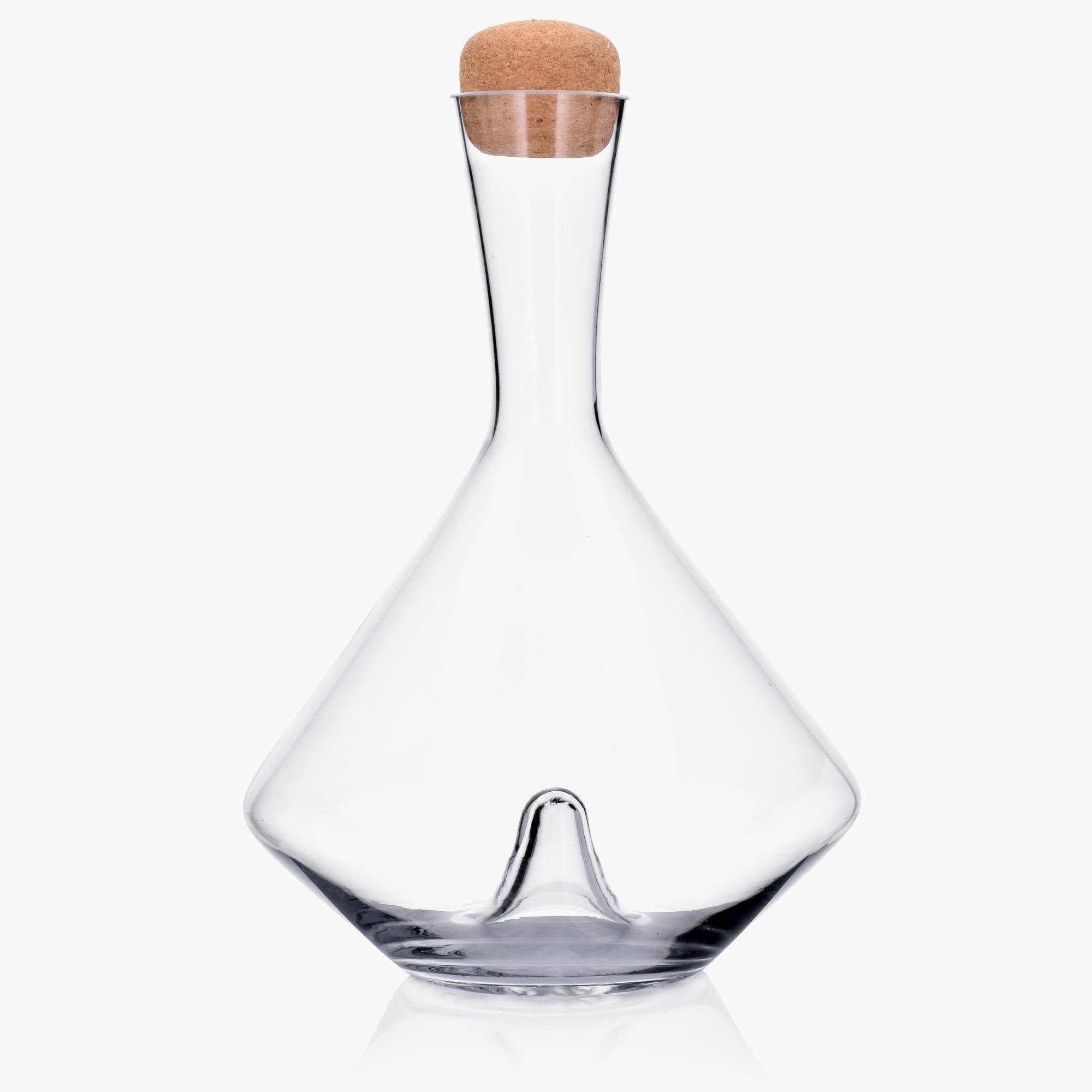 DUKA Glass Wine Decanter with Cork Stopper | Wayfair