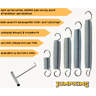 Jumpking Heavy Duty Trampoline Springs Various Sizes for Trampolines ...