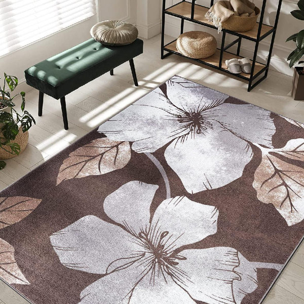 Winston Porter Druanne Floral Rug - Wayfair Canada