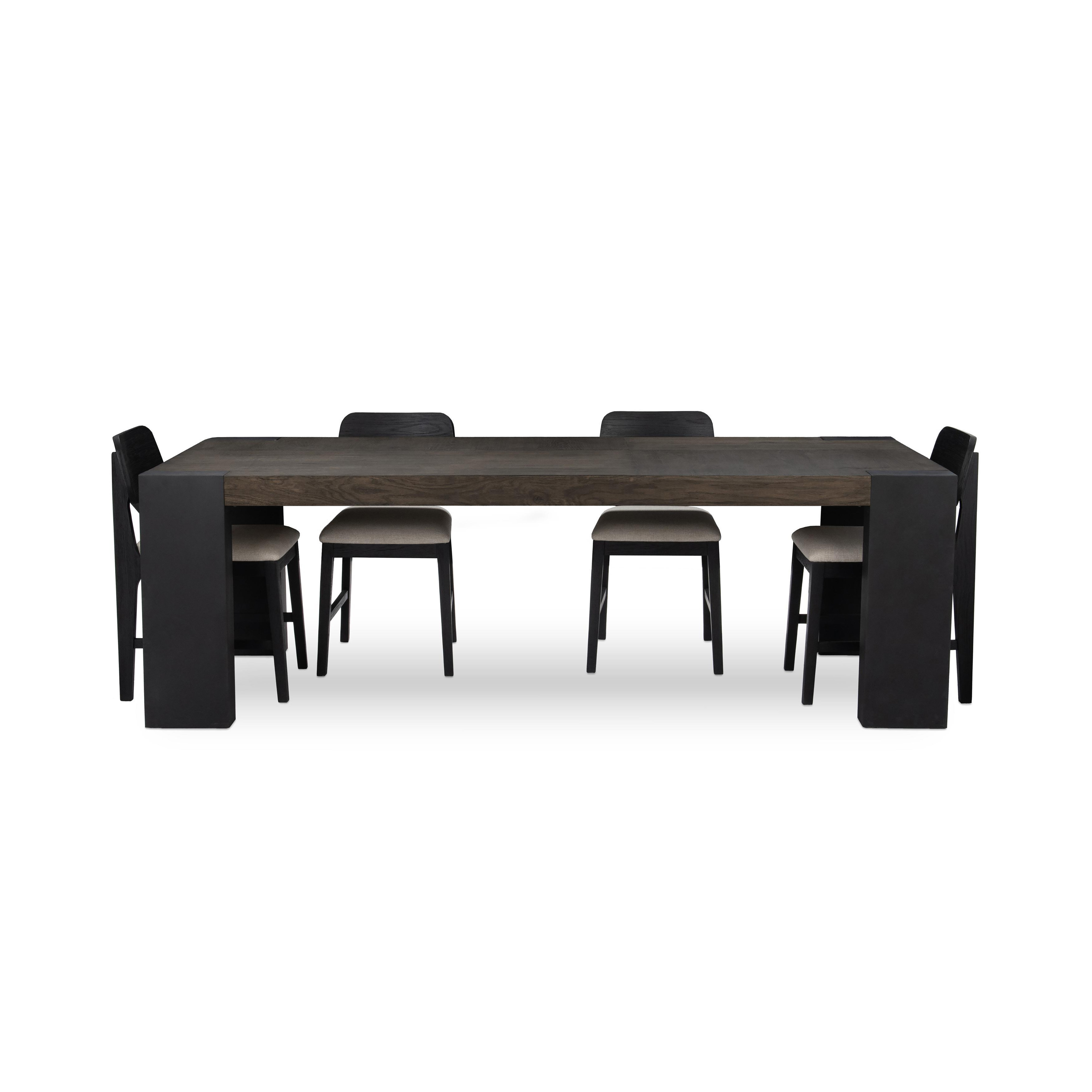 Classic Home Deaven 5-piece Wood Dining Table Set | Perigold