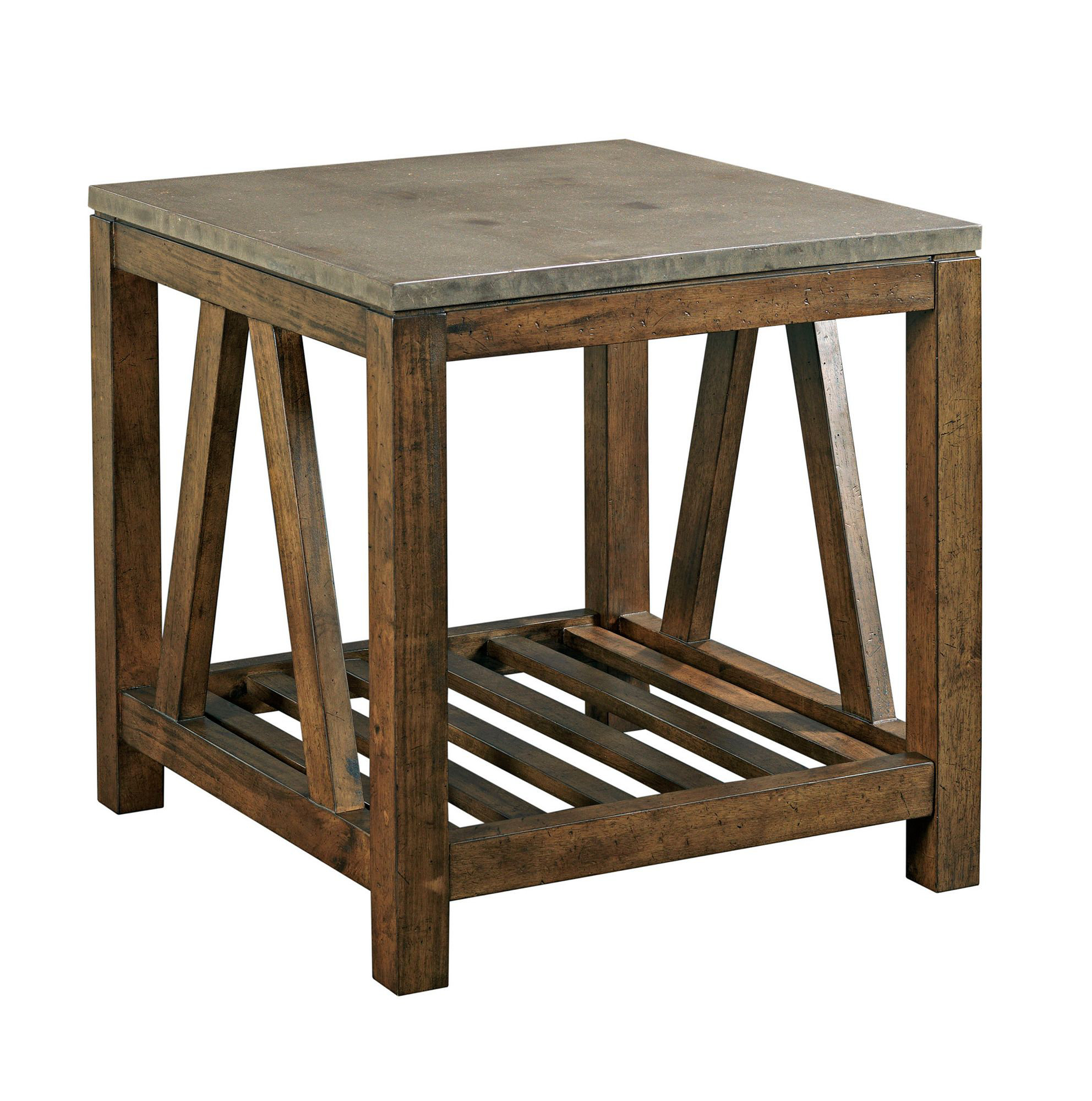 Gracie Oaks Jermeshia Concrete End Table | Wayfair