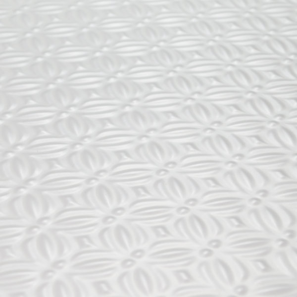 Qube Tiles Silom White Etoile 12" x 24" Matte 3D Textured Wall Tile ...