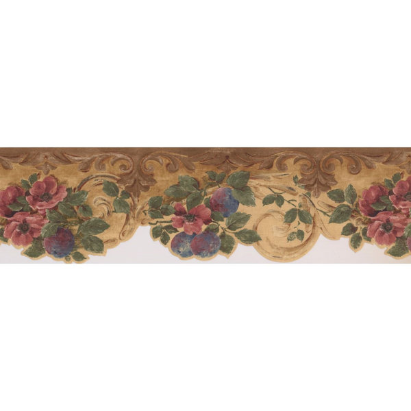 CONCORD WALLCOVERINGS ™ Floral Border | Wayfair