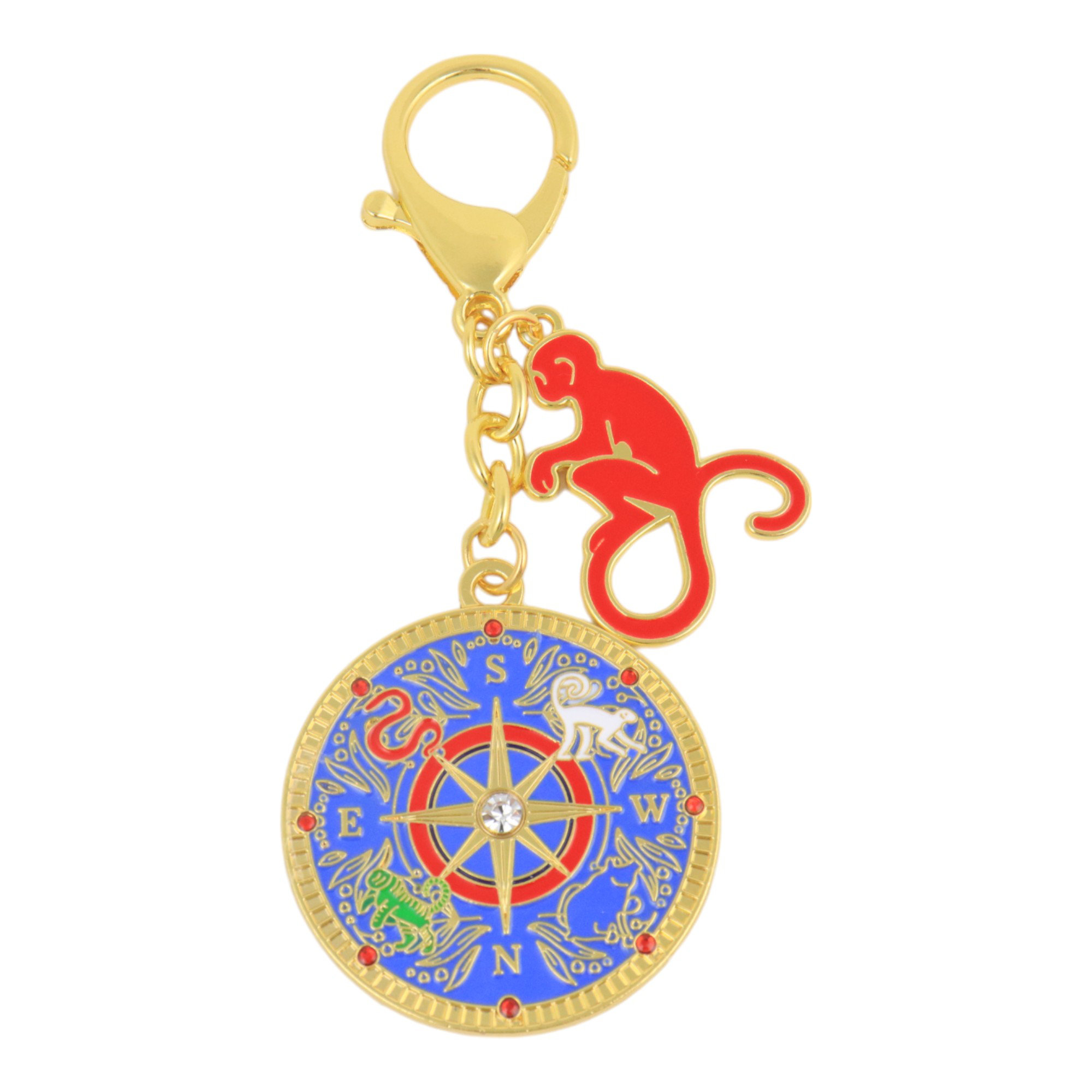 House of Hampton The 4 Element Cross Amulet with Monkey - Wayfair Canada