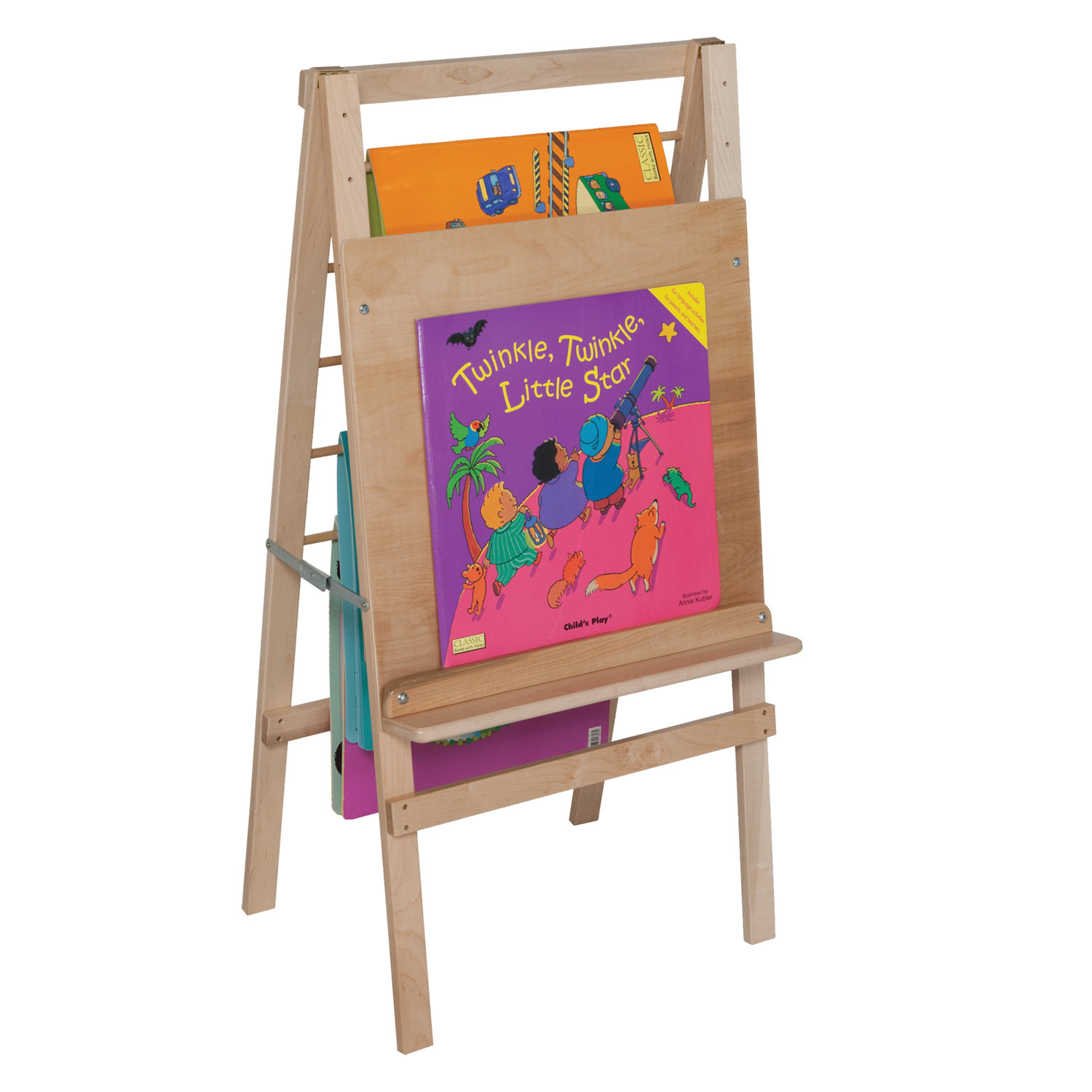 Wood Designs Big Book Easel And Dowel Rack | Wayfair