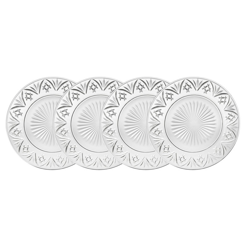 Godinger Silver Art Co Dublin Crystal Dinner Plate & Reviews | Wayfair