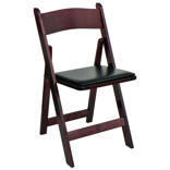 Williston Forge Esita Vinyl Padded Stackable Folding Chair Folding ...