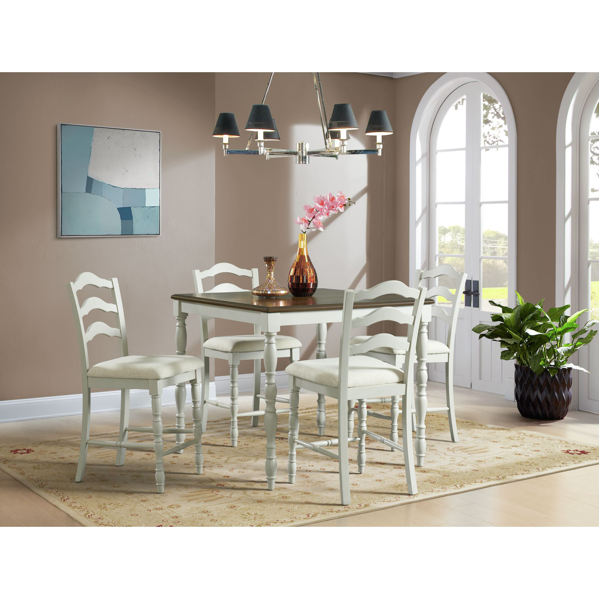 August Grove® Catalea 4 - Person Counter Height Dining Set | Wayfair