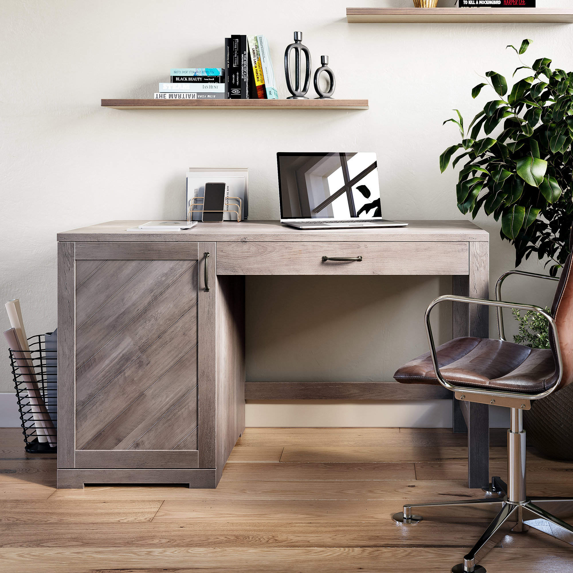 Millwood Pines Alacyia 50'' Desk & Reviews | Wayfair