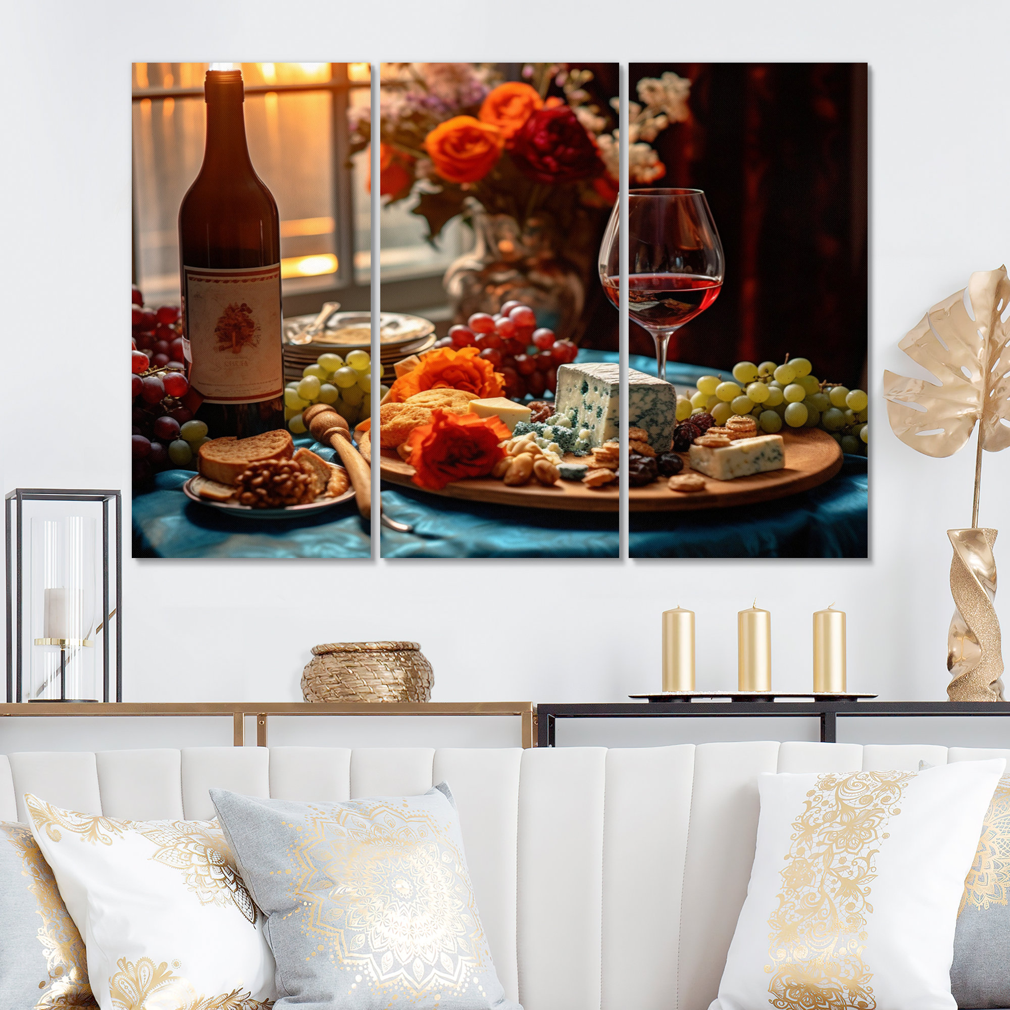 Ebern Designs Gourmet Wine And Cheese Perfection II - Wine & Champagne ...