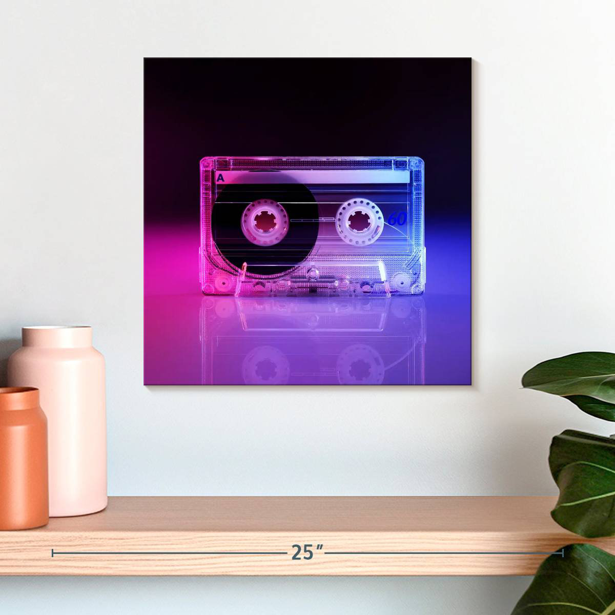 Ebern Designs Abarca Clear Cassette Tape | Wayfair