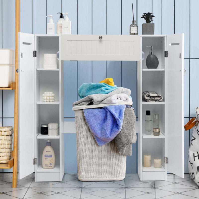 Ebern Designs Merric Freestanding over-the-Toilet Storage | Wayfair
