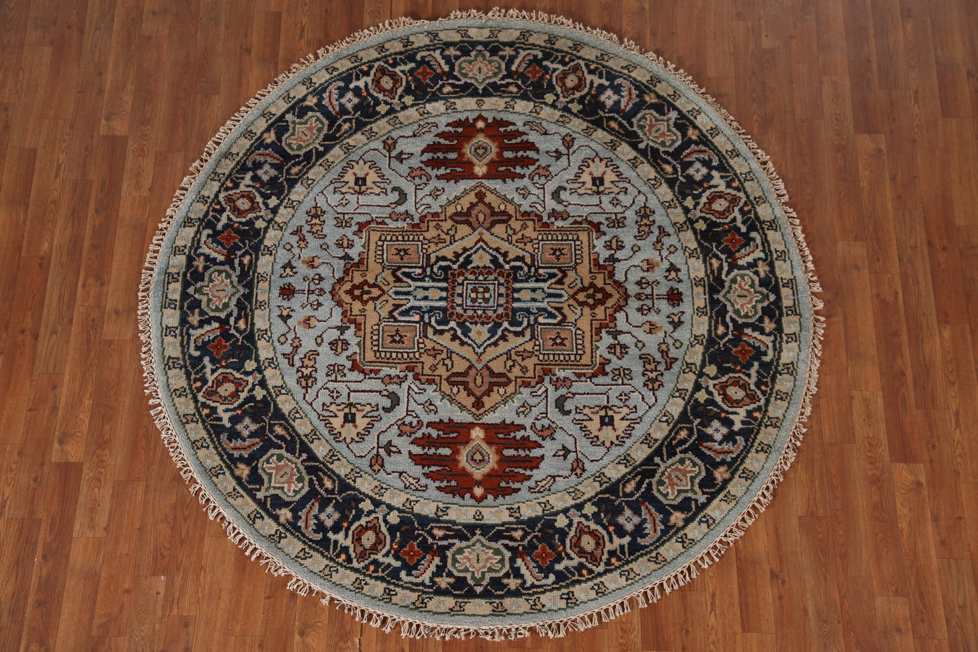 Bungalow Rose Handmade Traditional Round Rug 6x6 | Wayfair