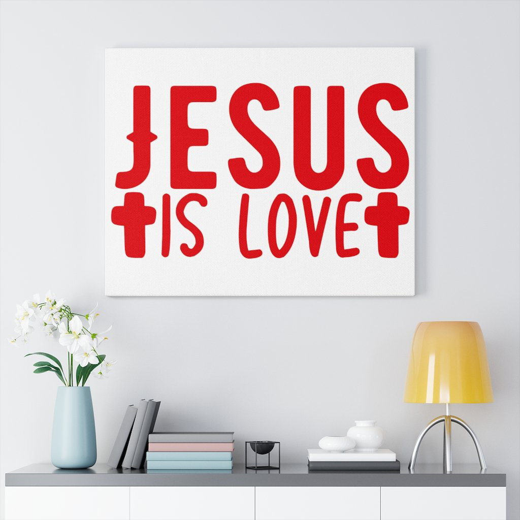 Express Your Love Gifts Jesus Is Love Christian Wall Art Print Ready to ...