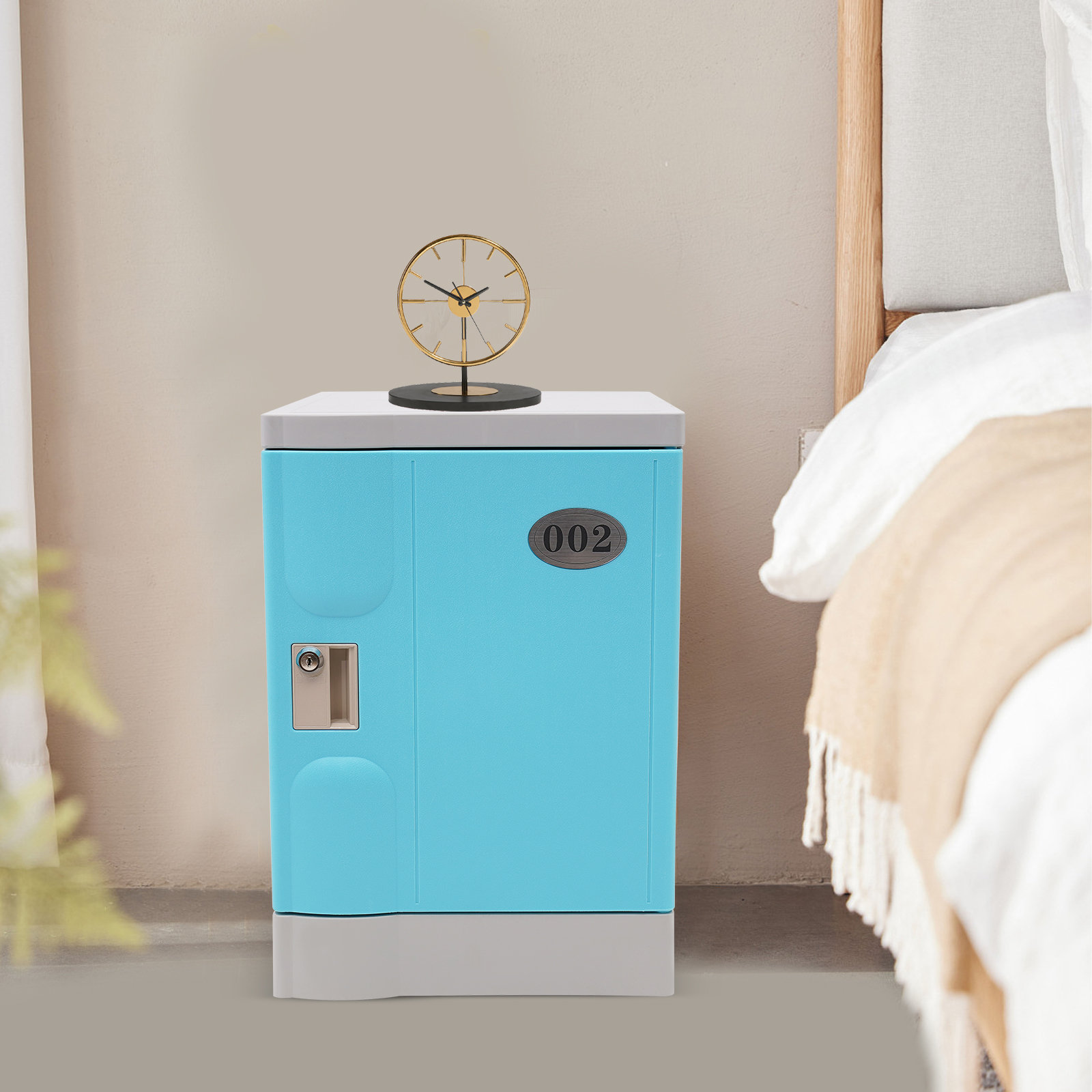 YaoTown 19-Inch Lockable Locker with Built In Key Lock | Wayfair
