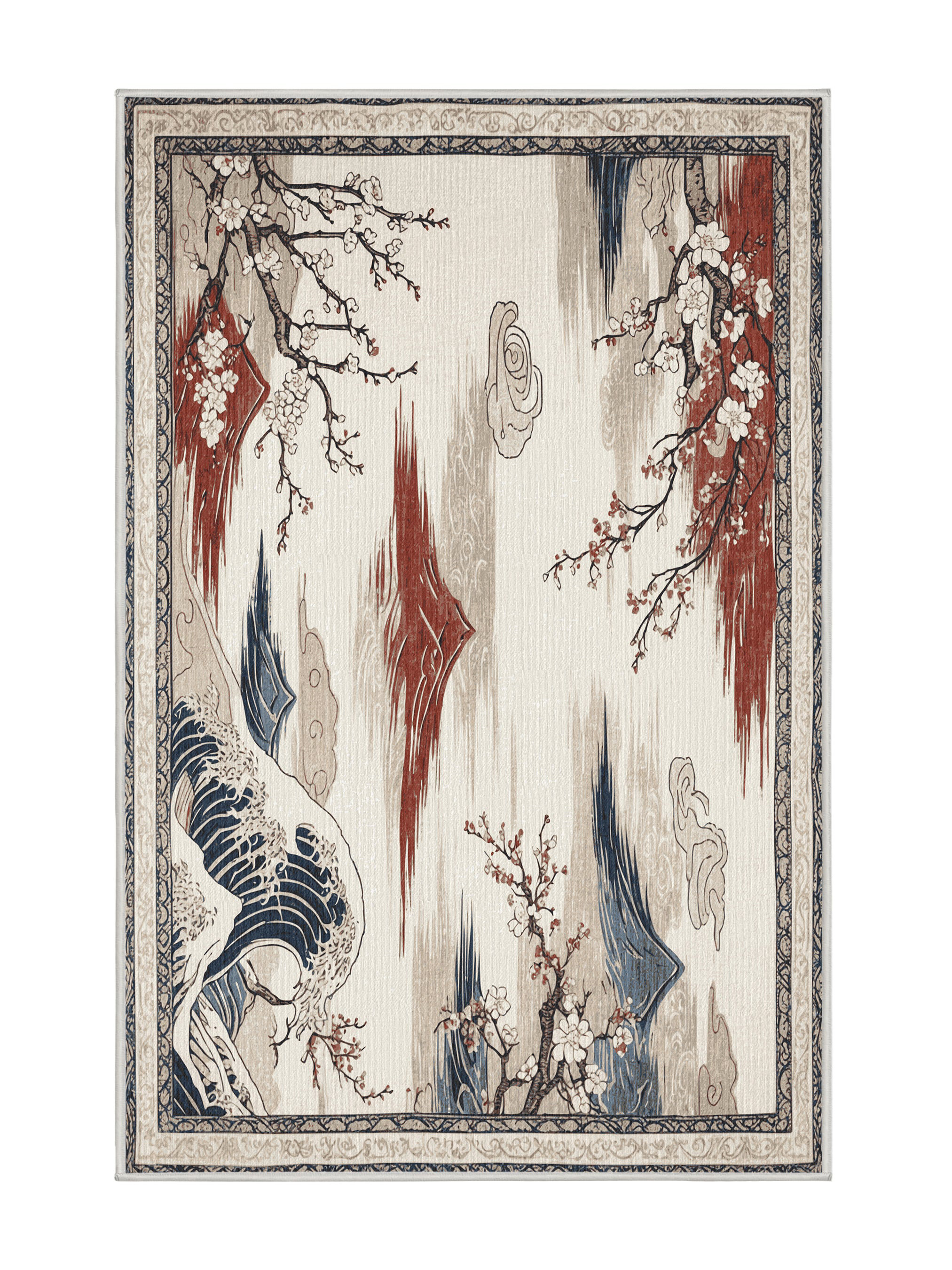 Winston Porter Blossom Reflection Rug | Wayfair