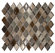 Mango Tile Glacier 11" x 12" Natural Stone Grid Mosaic Wall & Floor ...