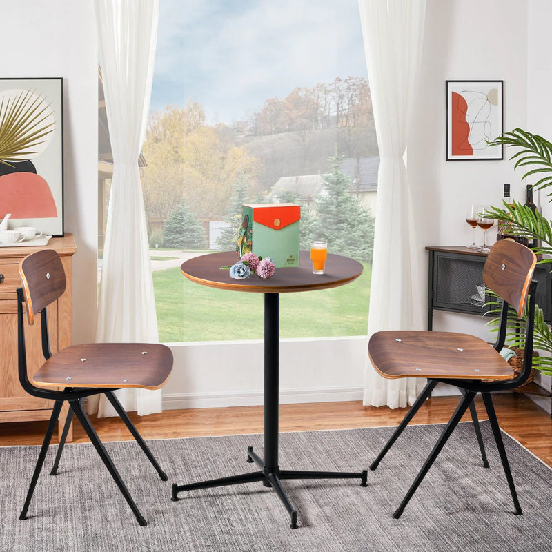 George Oliver Kevondre Round 23.6'' Dining Set | Wayfair