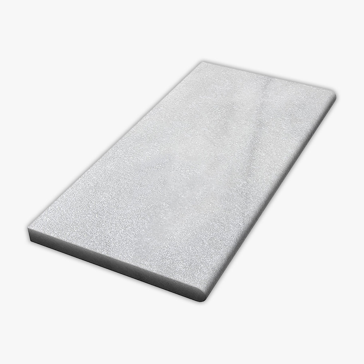 Tile Point Turkish Carrara Grained Texture 12x24 Marble Thick Bullnose ...