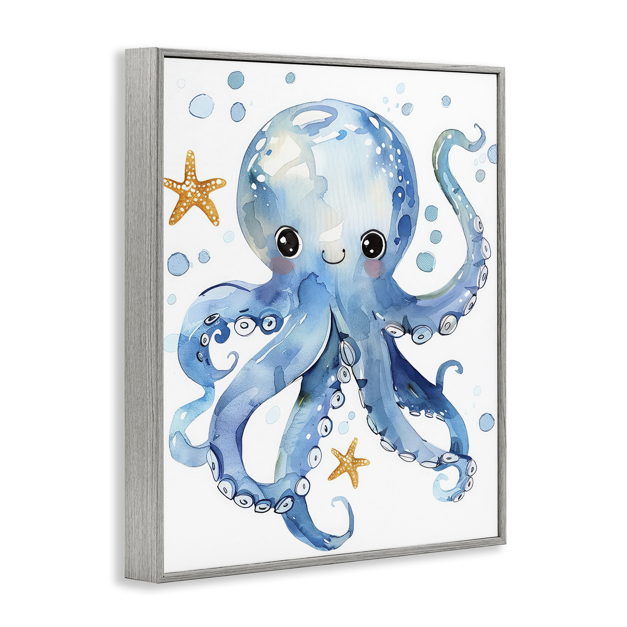 Dakota Fields Happy Smile Octopus Giclee Art by Franklyn Gregory | Wayfair