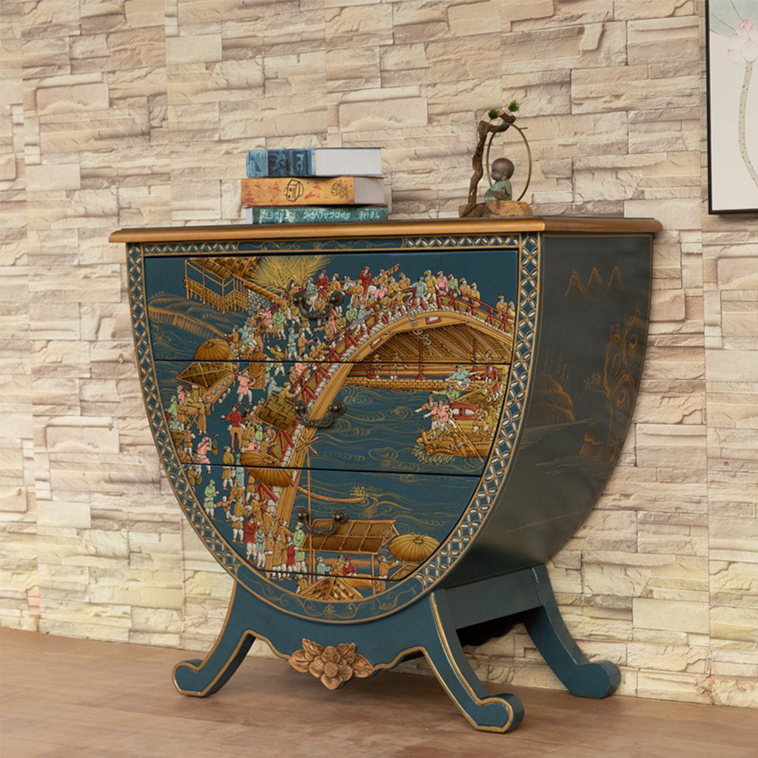 Liu's ink furniture Hand-painted unique drawer accent chest | Wayfair