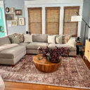 Magnolia Home By Joanna Gaines X Loloi Sinclair Machine Washable Rust ...