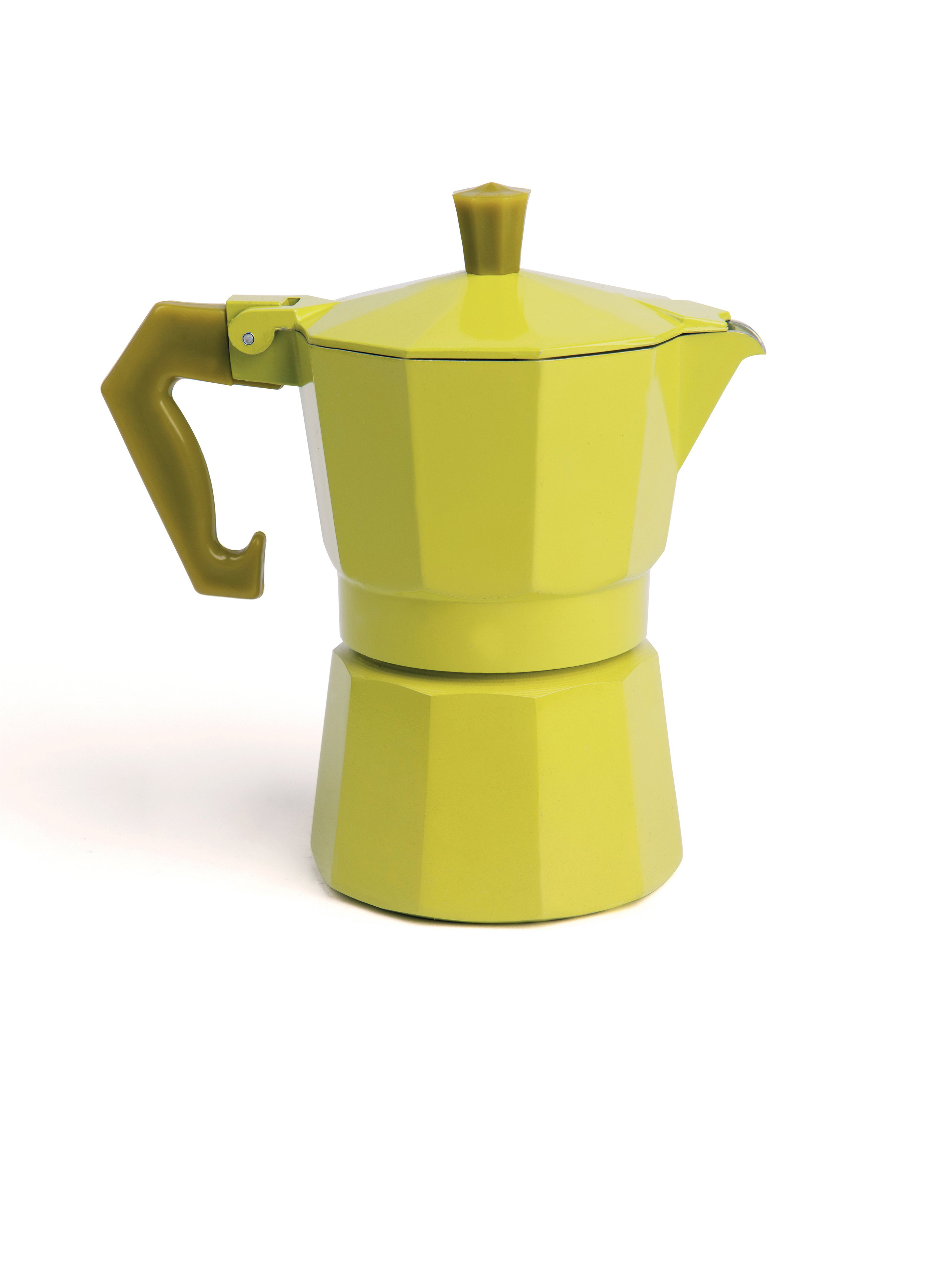 Excelsa coffee maker (moka) Chicco Color aluminium 14 cl yellow ...