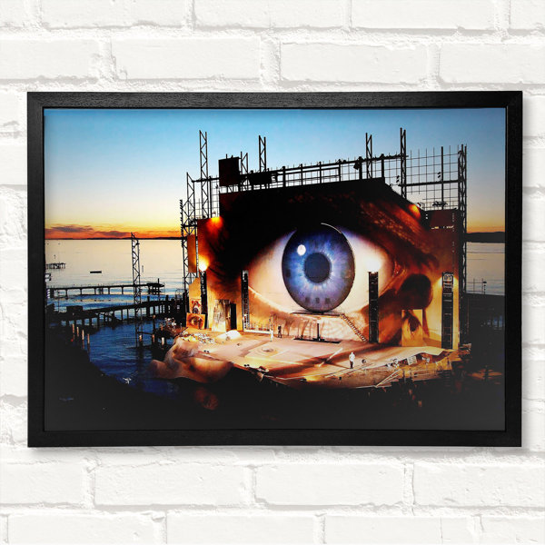 Happy Larry Eye Watching You Framed Print | Wayfair.co.uk