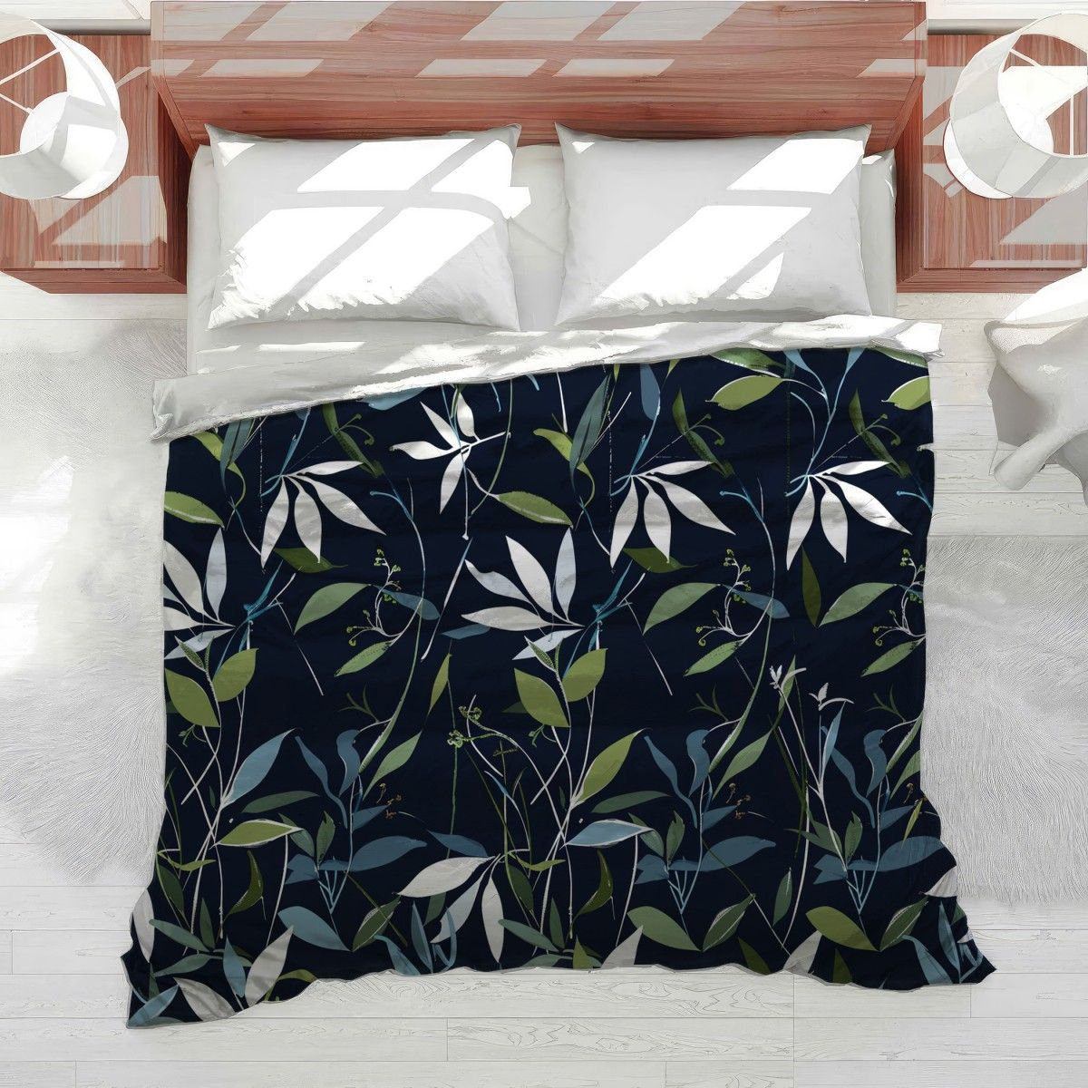 VisionDecor Botanical Bedding Nature Motif Comforter Elegant | Wayfair