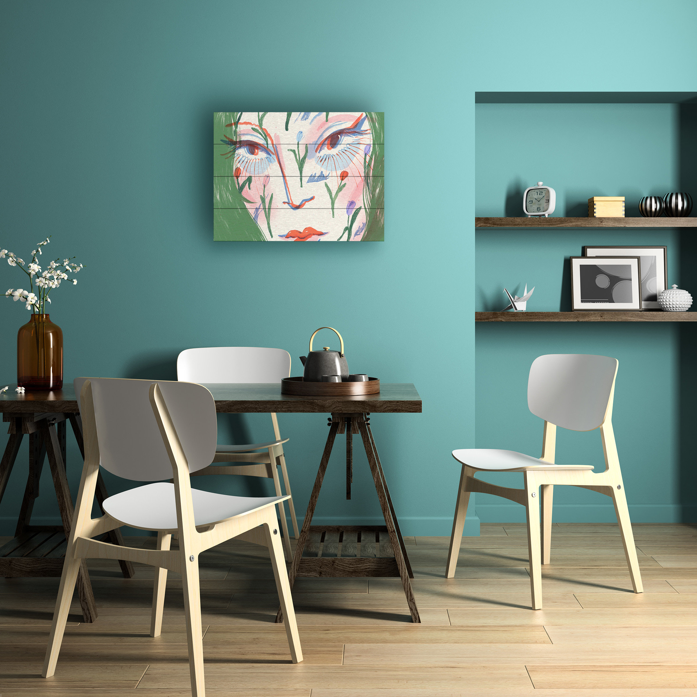 Trademark Fine Art Livia Falcaru Spring Energy Wood Slat Art | Wayfair