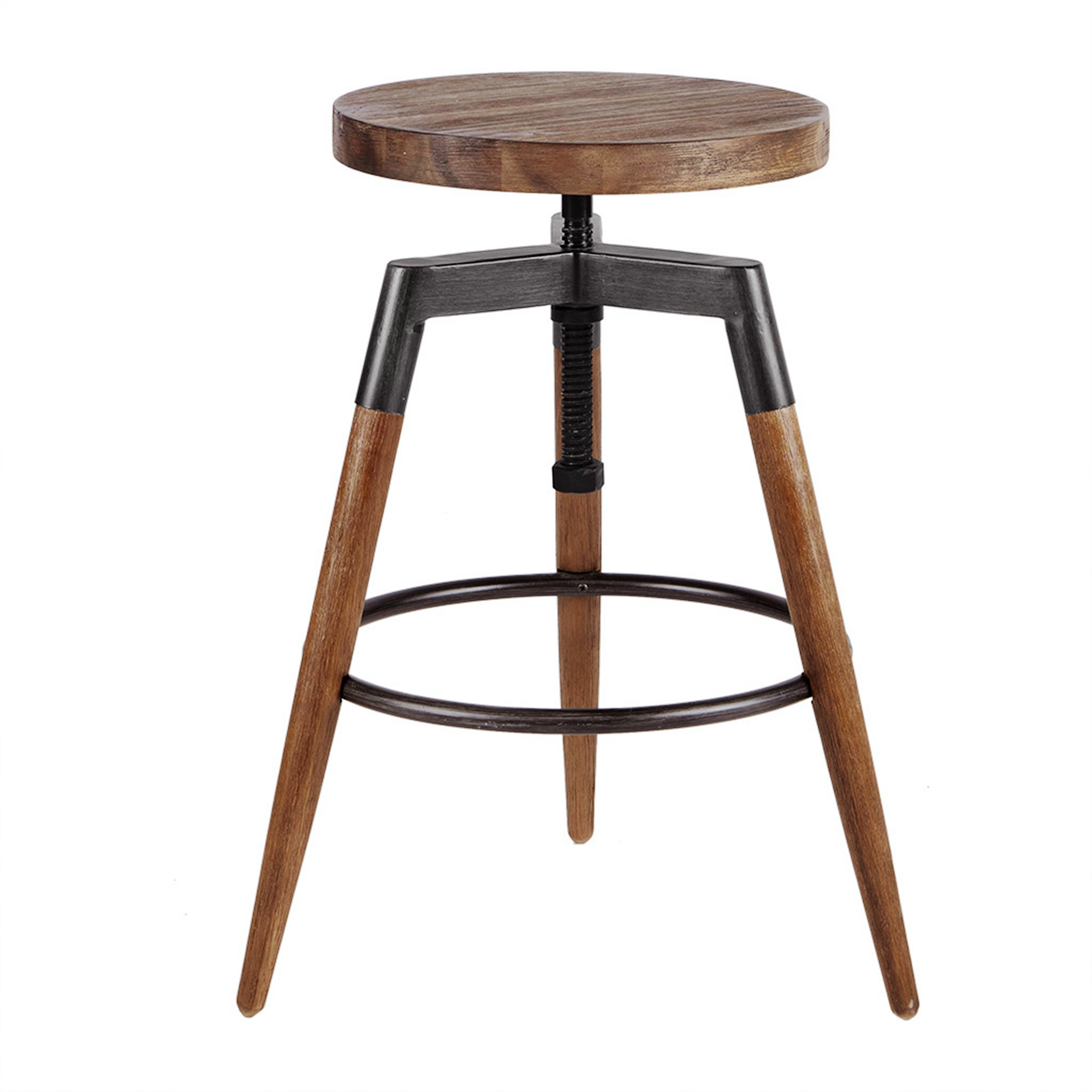 Latitude Run® Palmere Adjustable Height Bar Stool | Wayfair