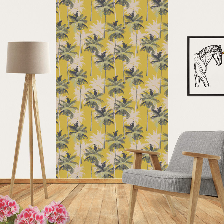 Bay Isle Home Beom 3m x 1.2m Textured Matte Peel and Stick Wallpaper ...