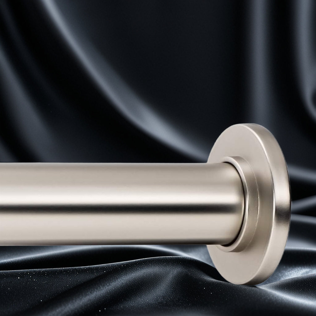 JJbaok Heavy Duty Tension Curtain Rod - Adjustable Spring Tension Rod ...