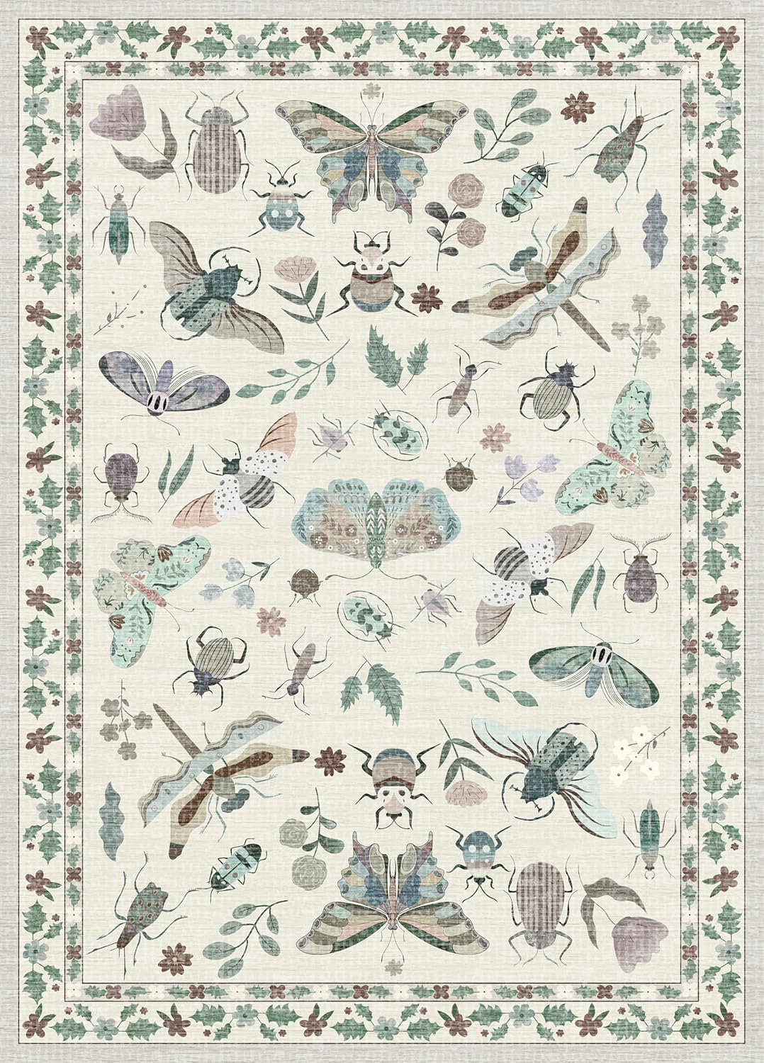 Rosalind Wheeler Modern Rugs For Living Room, 5X7 Washable Area Rugs ...