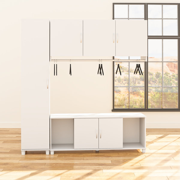 WFX Utility™ Aleg 3 Piece Manufactured Wood Storage System & Reviews ...