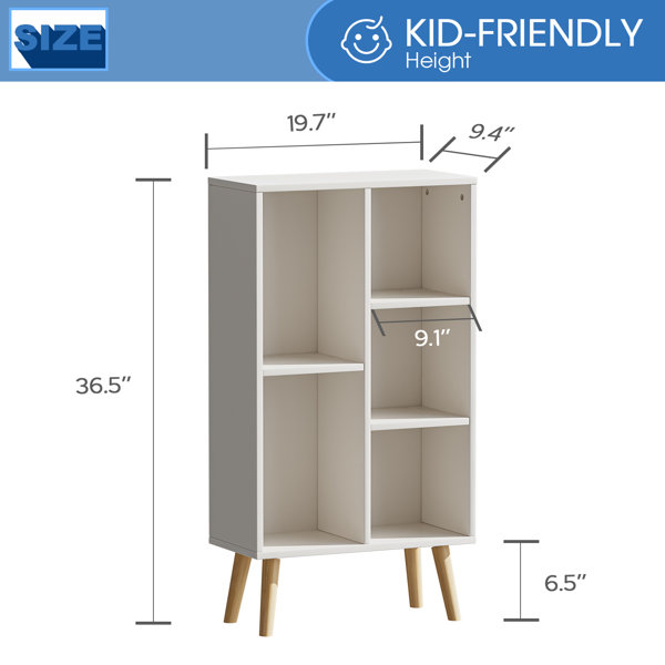 George Oliver Jaen Bookcase & Reviews | Wayfair