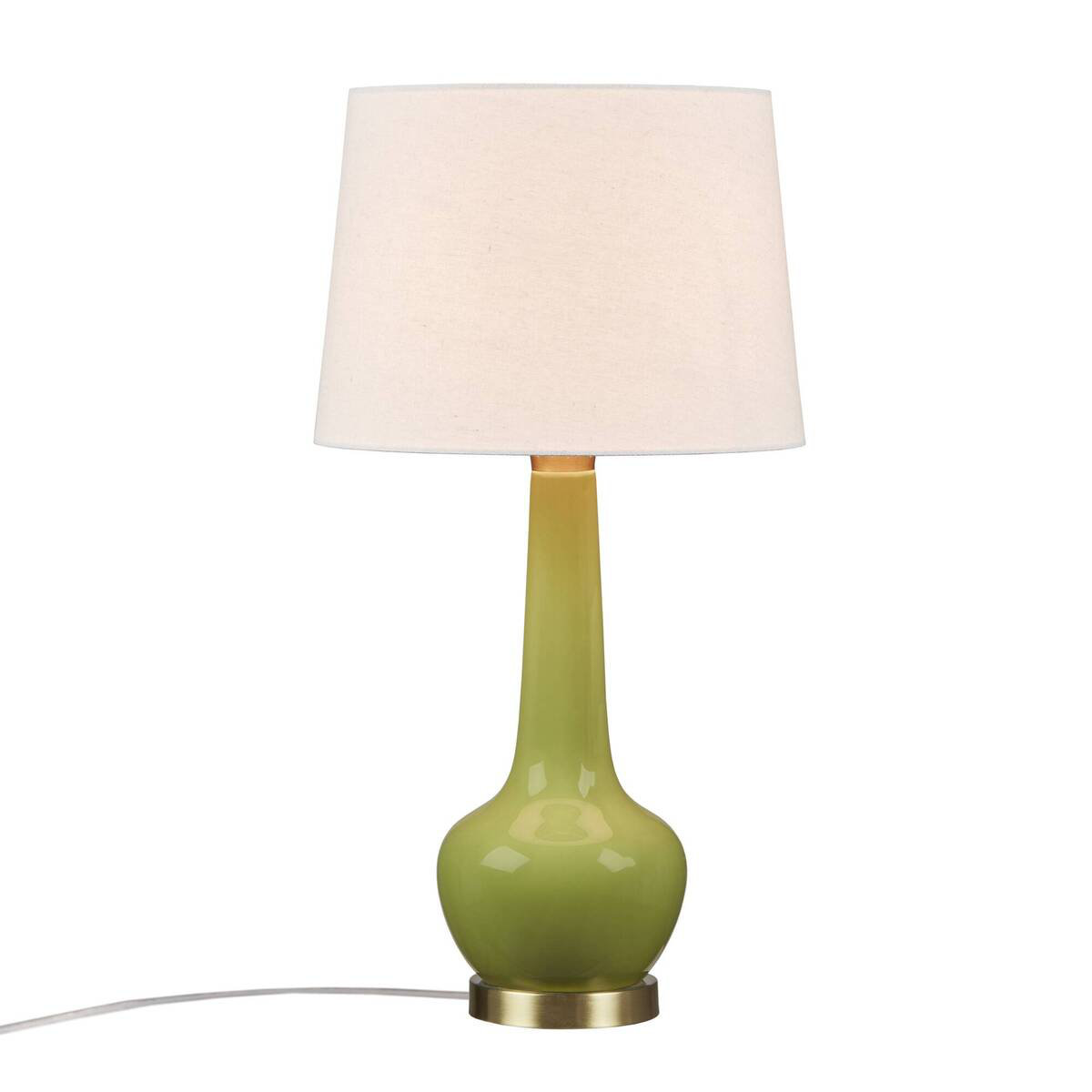 Everly Quinn 26'' Elegant Green High-Quality Ceramic Genie Table Lamp ...