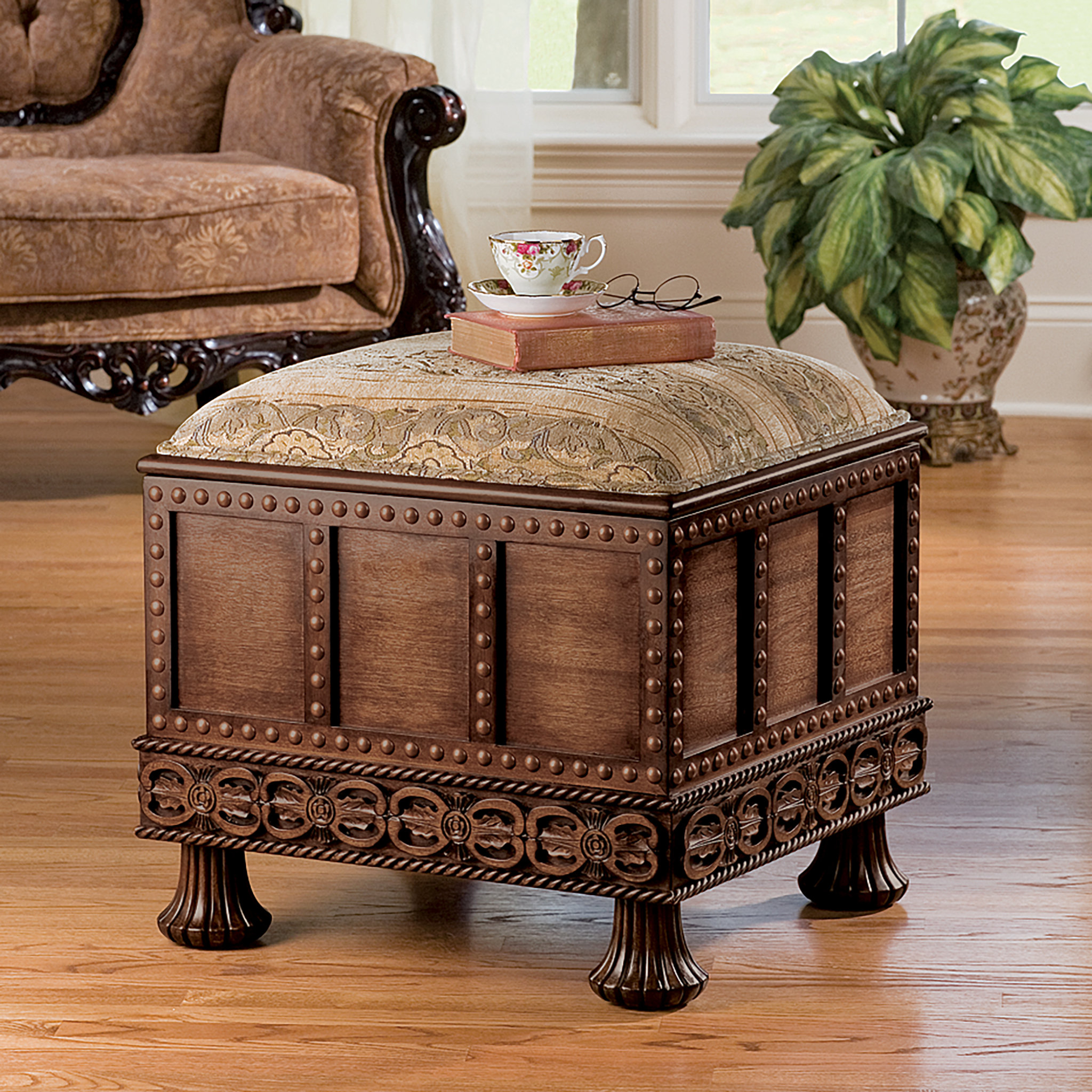 Design Toscano Medieval Storage Ottoman - Wayfair Canada