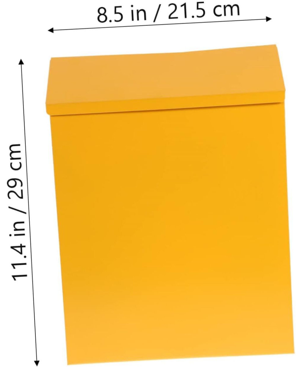 Yesurprise Mailbox With Key Lock, Metal Wall Mount Drop Lock Box ...