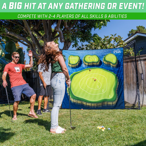 GoSports Chip N' Stick Golf Islands Chipping Game with Chip N' Stick ...