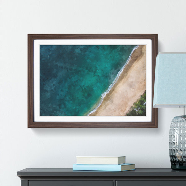 East Urban Home Beach In Toque Pequeno Brazil - Picture Frame Painting ...