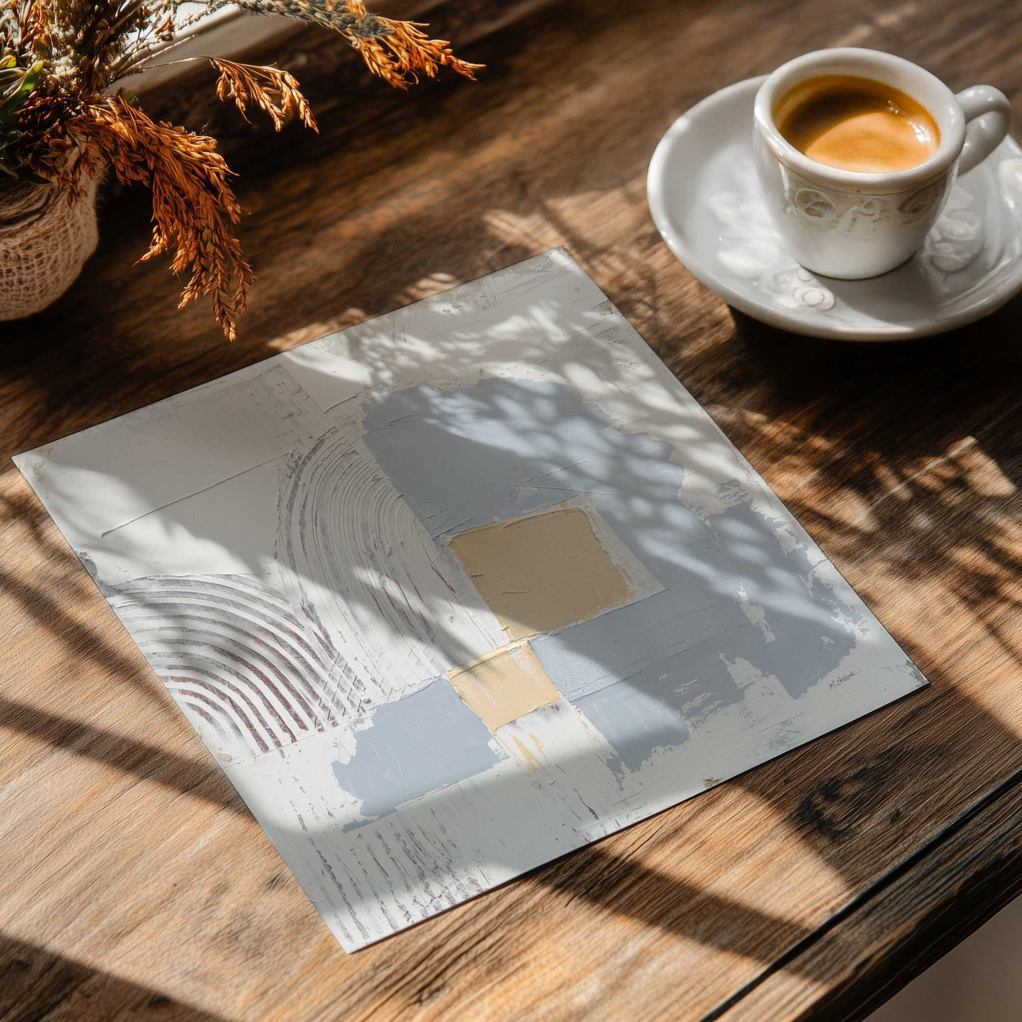 Wrought Studio™ Echoes of Geometry Canvas Print | Wayfair