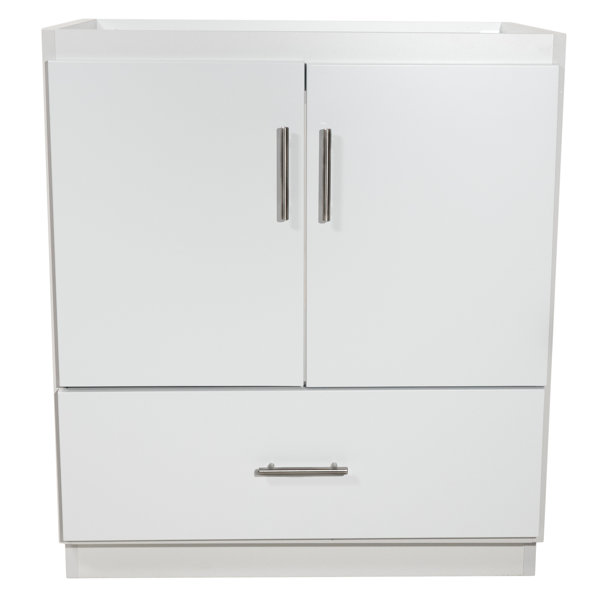 Strasser Woodenworks Simplicity 30" Single Bathroom Vanity Base only ...