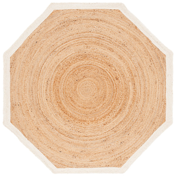 Rosecliff Heights Natural Fiber Hand Woven Jute Pile Rug | Wayfair